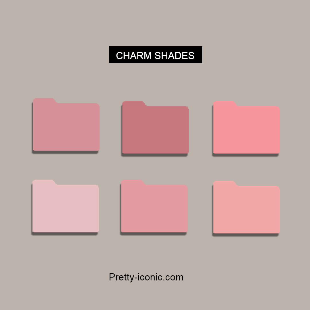 Aesthetic Rose Gold Desktop Folder Icons Windows Folders Icon Rose Gold ...