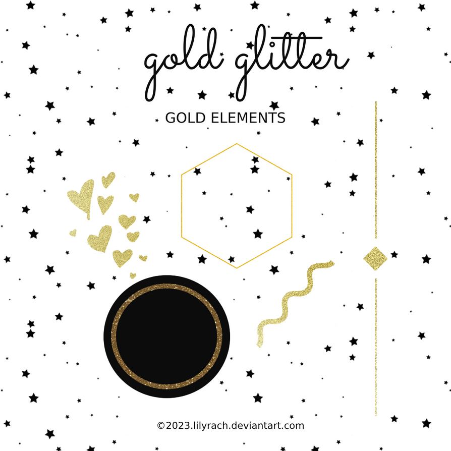 Gold Elements by lilyrach on DeviantArt