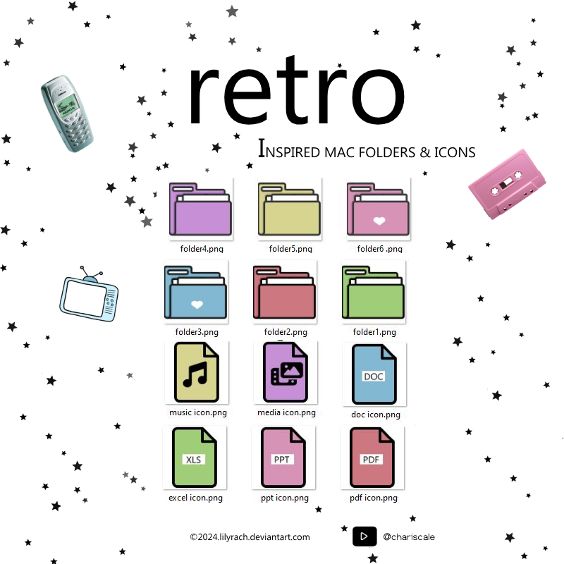 Mac OS Retro inspired Icons by lilyrach on DeviantArt