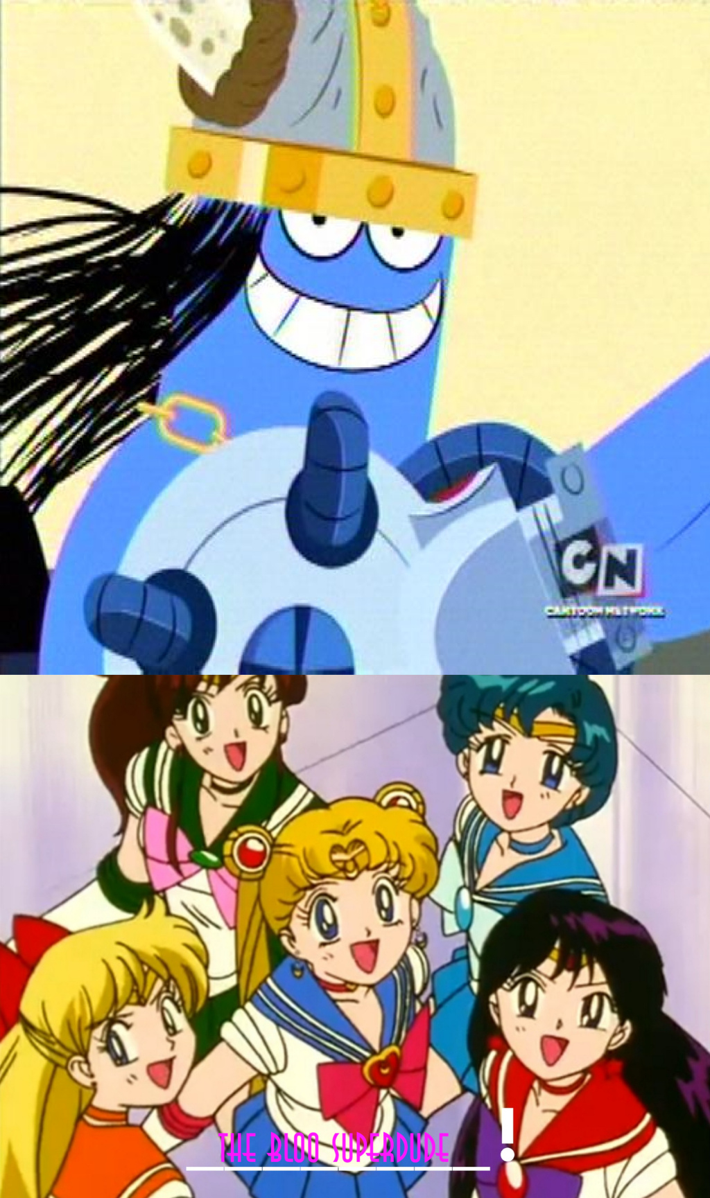 Bloo Superdude Arrives To Help The Senshi Sailors by pharrel3009 on DeviantArt