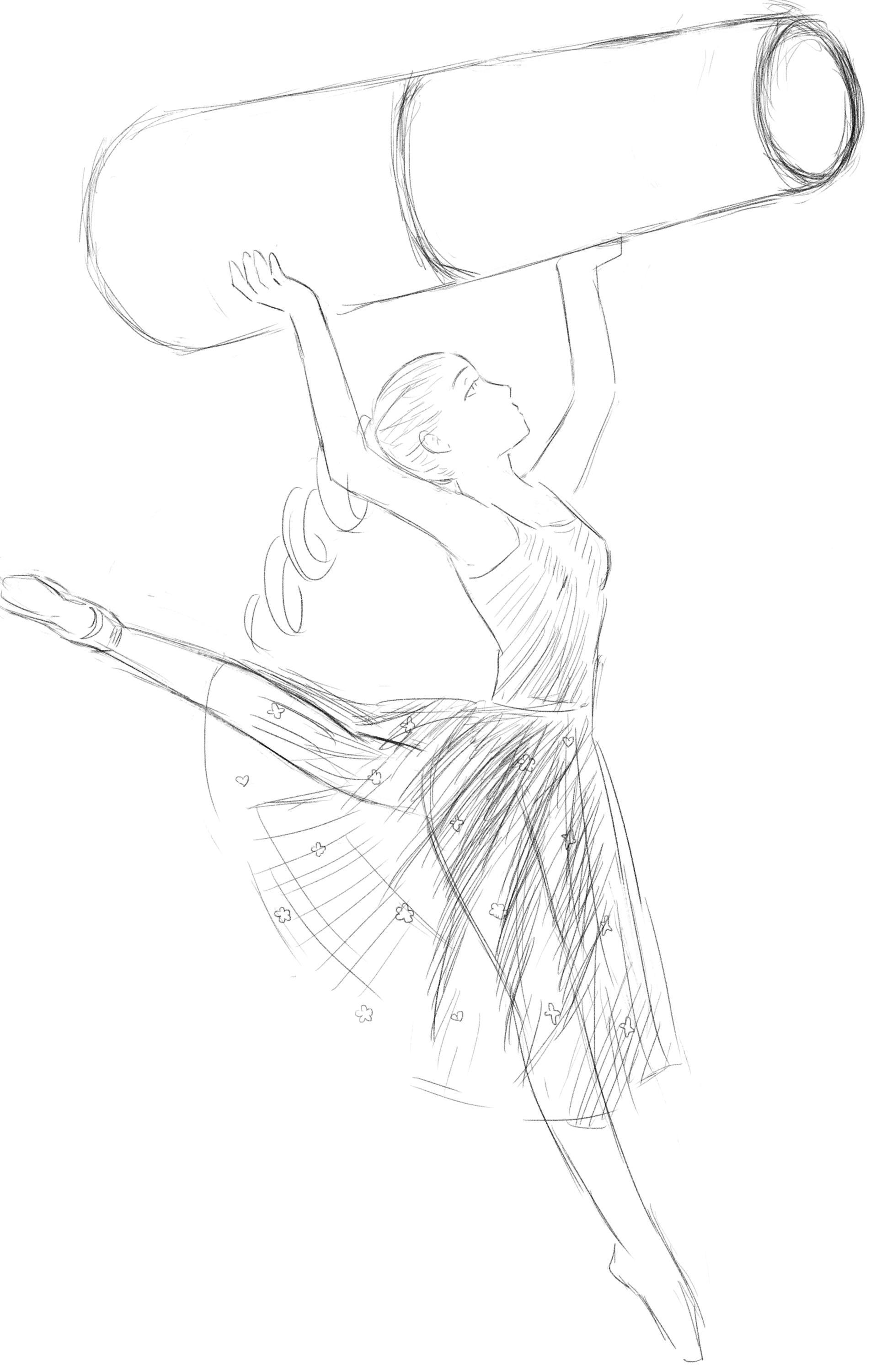 ballerina with a big gun by conceptelephant on DeviantArt