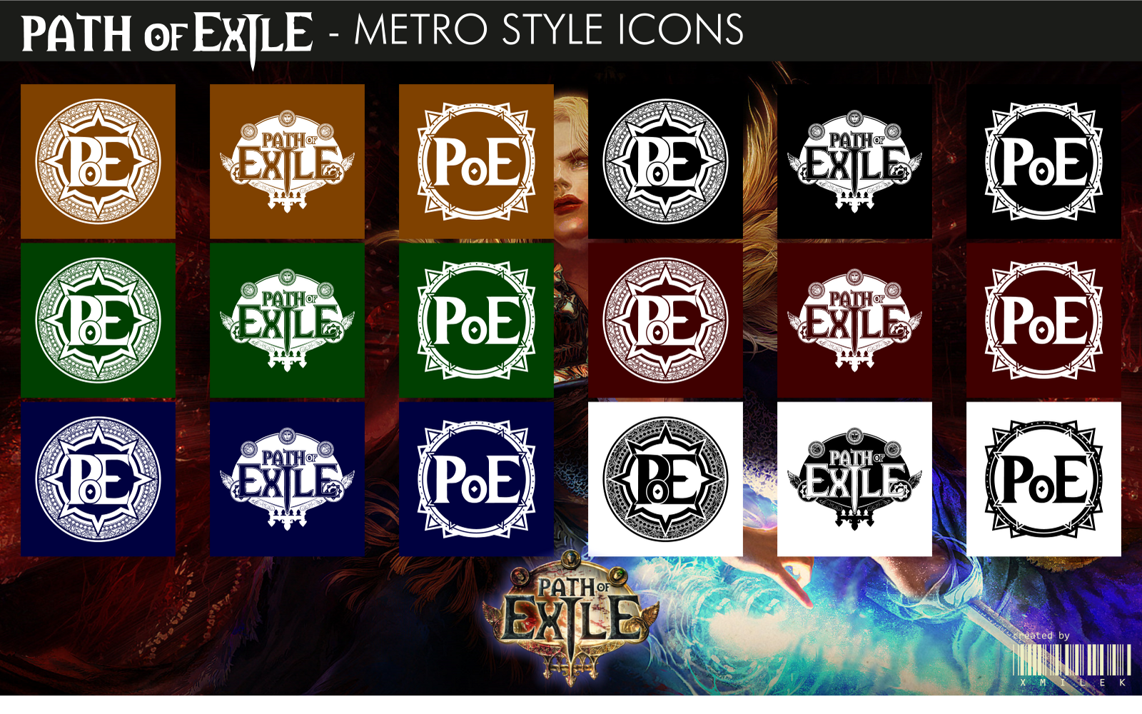 Path of Exile - Metro Style Icons by xmilek on DeviantArt