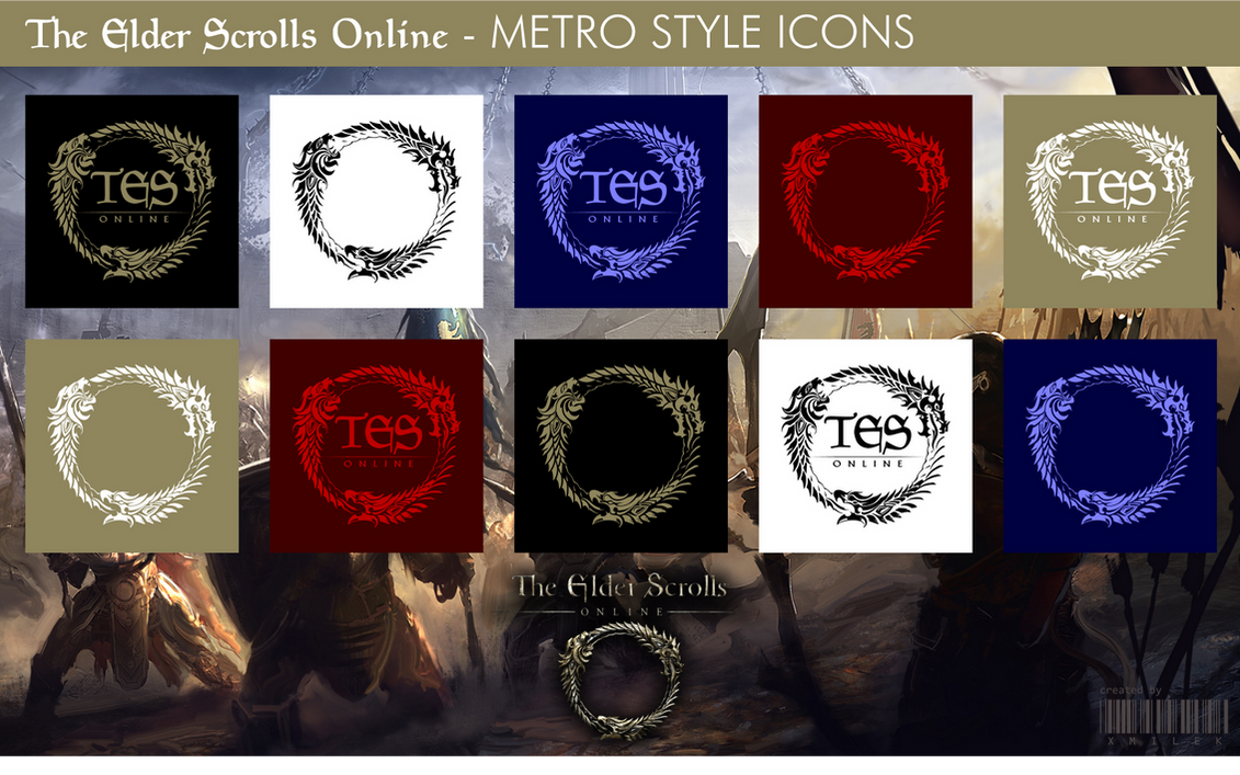 The Elder Scrolls Online - Metro Style Icons by xmilek on DeviantArt