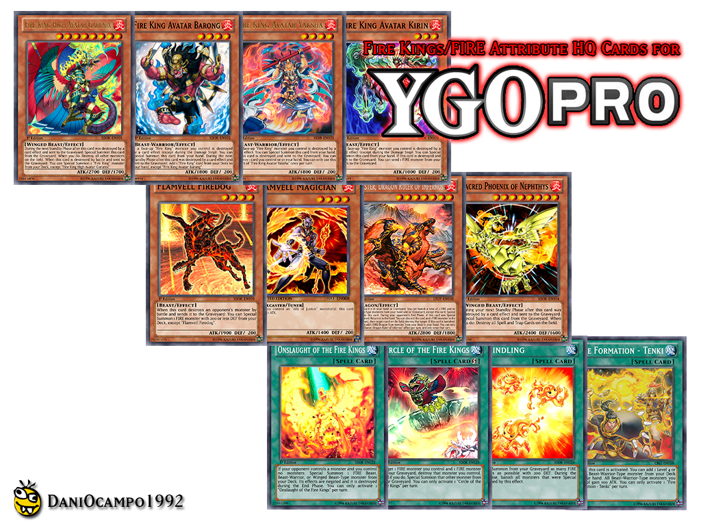 Fire Kings/FIRE Attribute HQ Cards for YGOPro by DaniOcampo1992 on ...