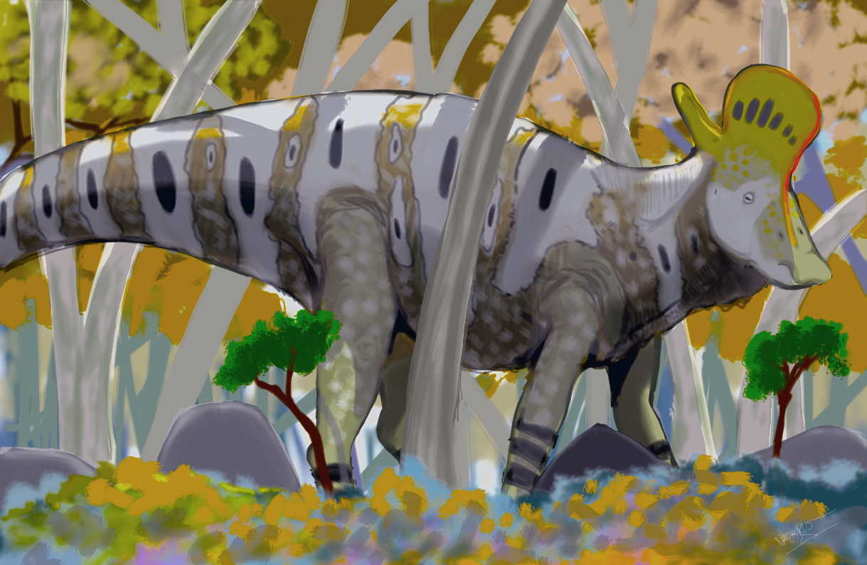 Lambeosaurus in Candy Land by namodinosaur on DeviantArt