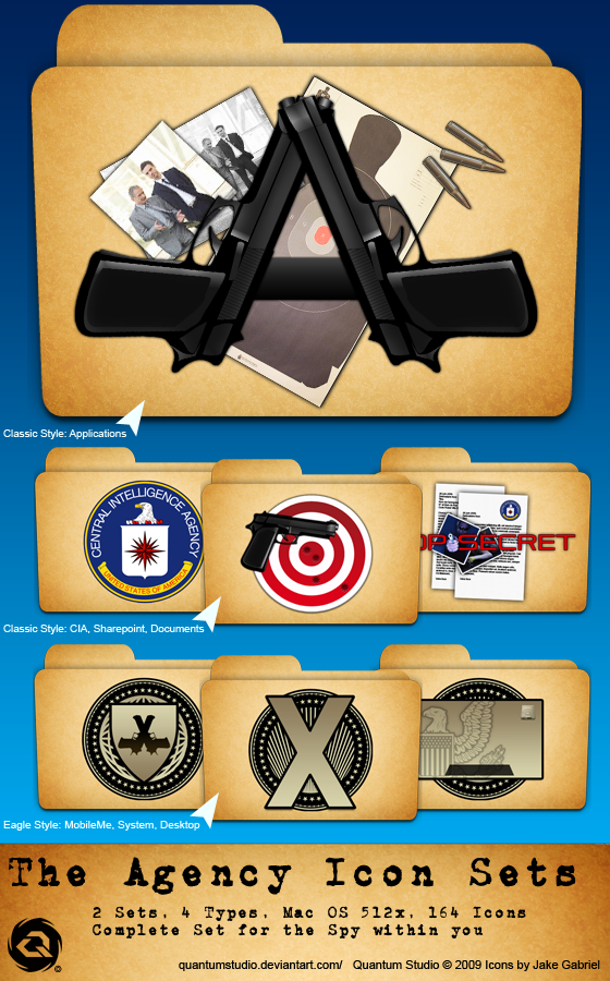 The Agency Folders Set by quantumstudio on DeviantArt
