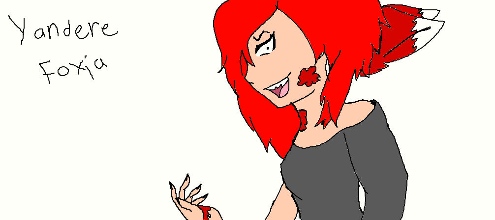 Yandere Foxia by SplaterPaints on DeviantArt