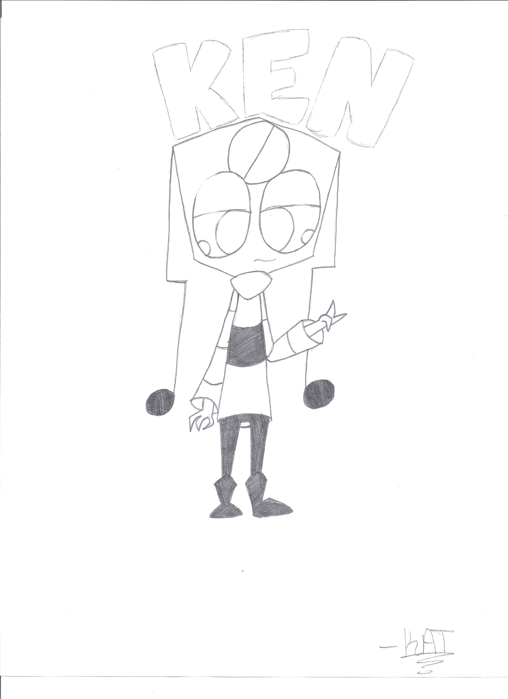 Ken drawing by InvaderKat1335 on DeviantArt