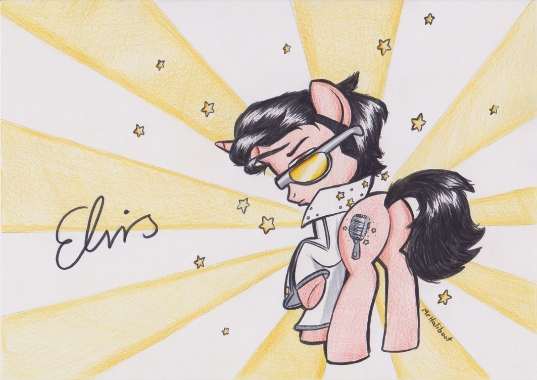 Contest entry: Elvis Presley Pony by MrHaliboot on DeviantArt