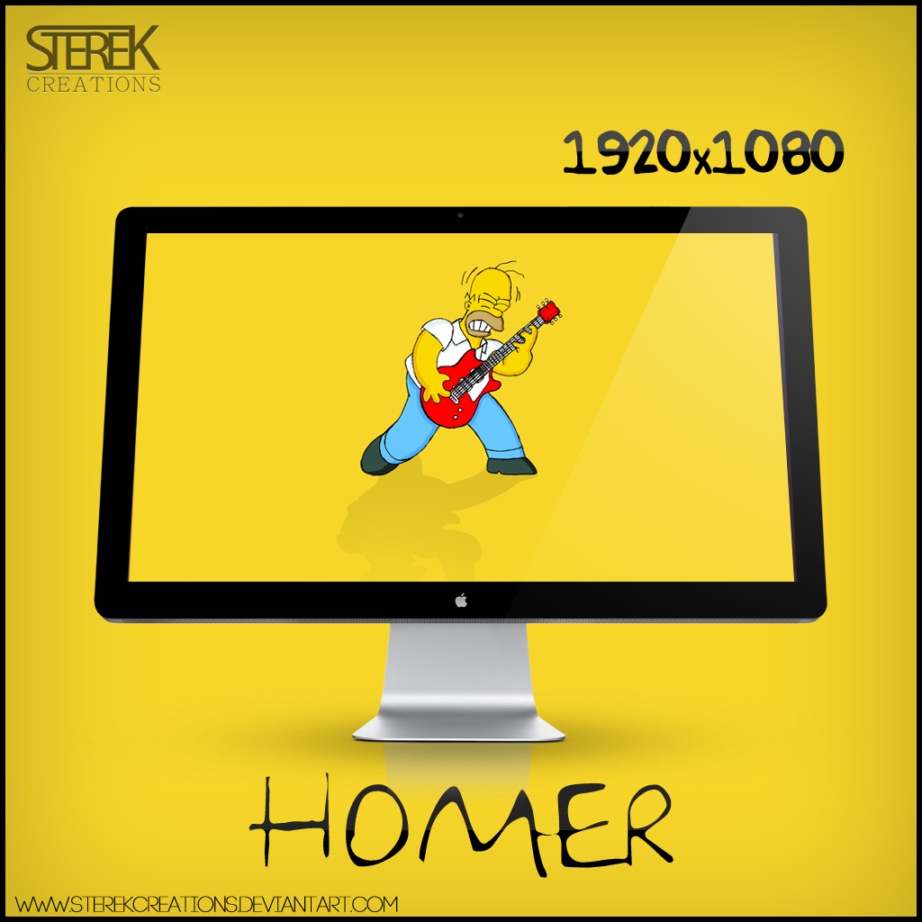 Homer Simpson - Wallpaper by SterekCreations on DeviantArt