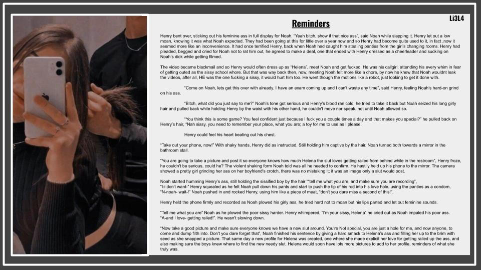 Reminders by Li3L4 on DeviantArt