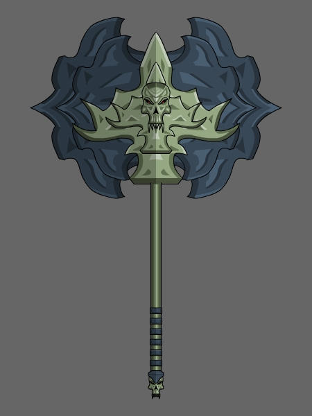 Bone Axe of Destruction by gabrielsslf on DeviantArt