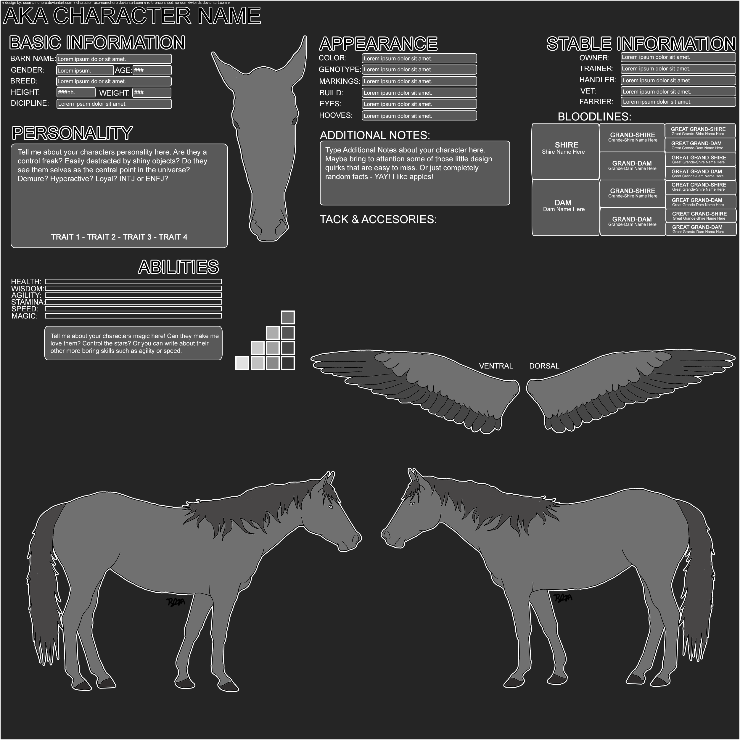 [FREE TO USE] RPG Reference Sheet V2 by randomkiwibirds on DeviantArt