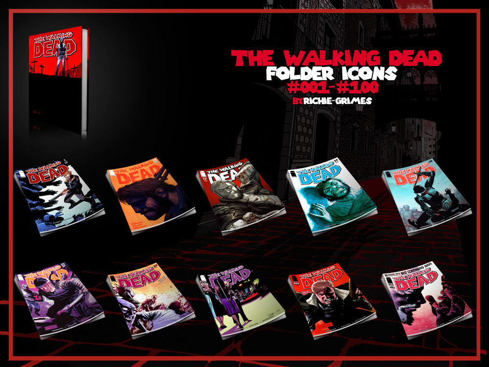 The Walking Dead Comic Book Folder Icons #001-#100 by richie-grimes on ...