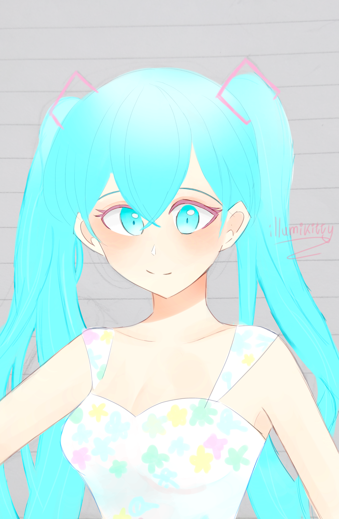summer miku by illumikittypewpew on DeviantArt