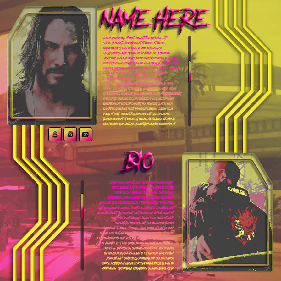 Cyberpunk Template by RTRad on DeviantArt