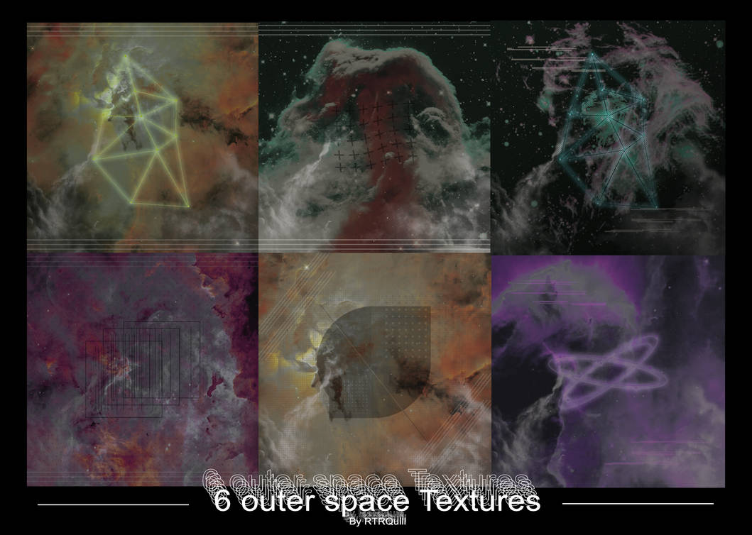 6 Outer space textures by RTRQuill by RTRad on DeviantArt