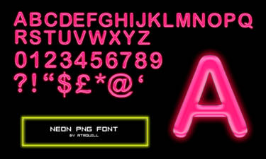 THE NEON FONT PACK by EUPH0R1C on DeviantArt