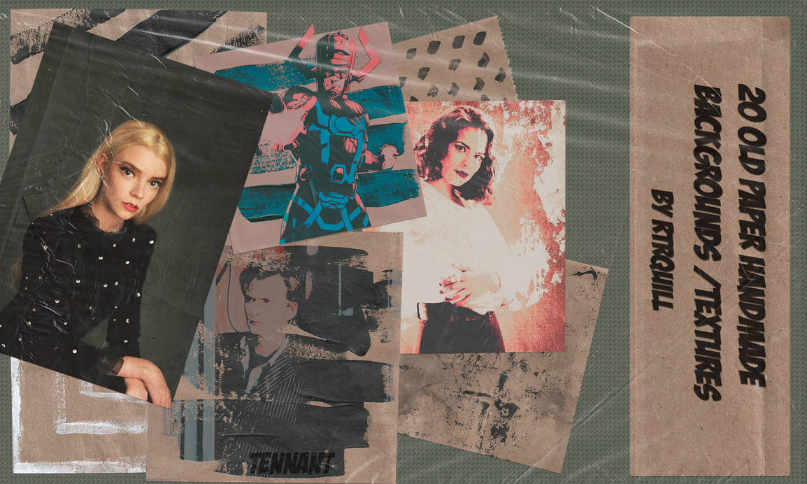 20 Old Paper handmade Textures Backgrounds by RTRQ by RTRad on DeviantArt