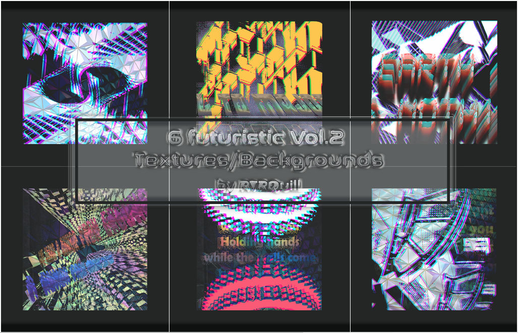 6 Futuristic textures Vol.2 by RTRQuill by RTRad on DeviantArt