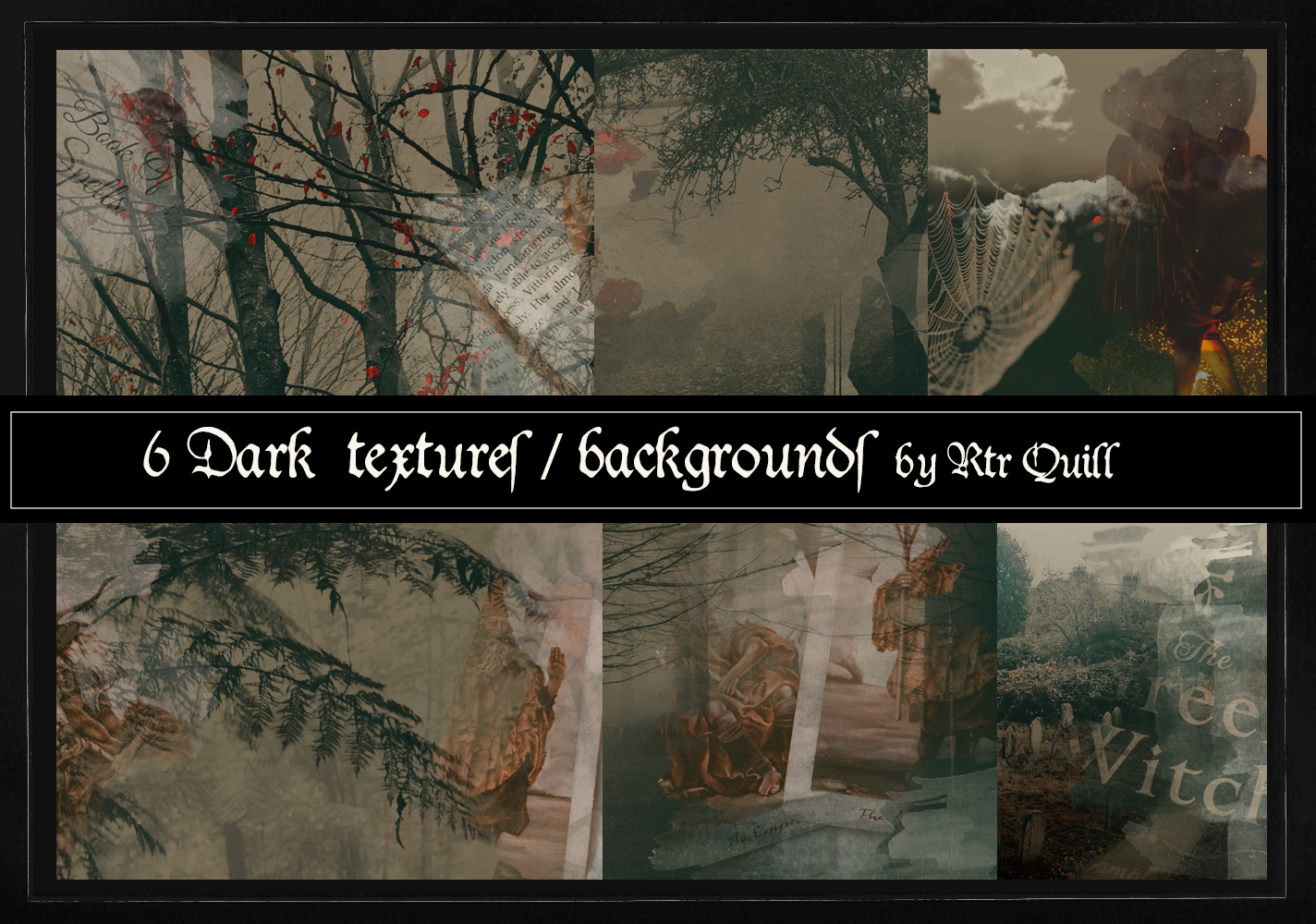6 dark textures Vol.1 by RTRQuill by RTRad on DeviantArt
