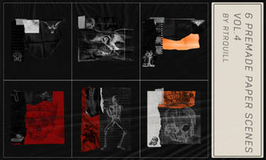 6 PNG premade paper scenes Vol.2 by RTRQuill by RTRad on DeviantArt