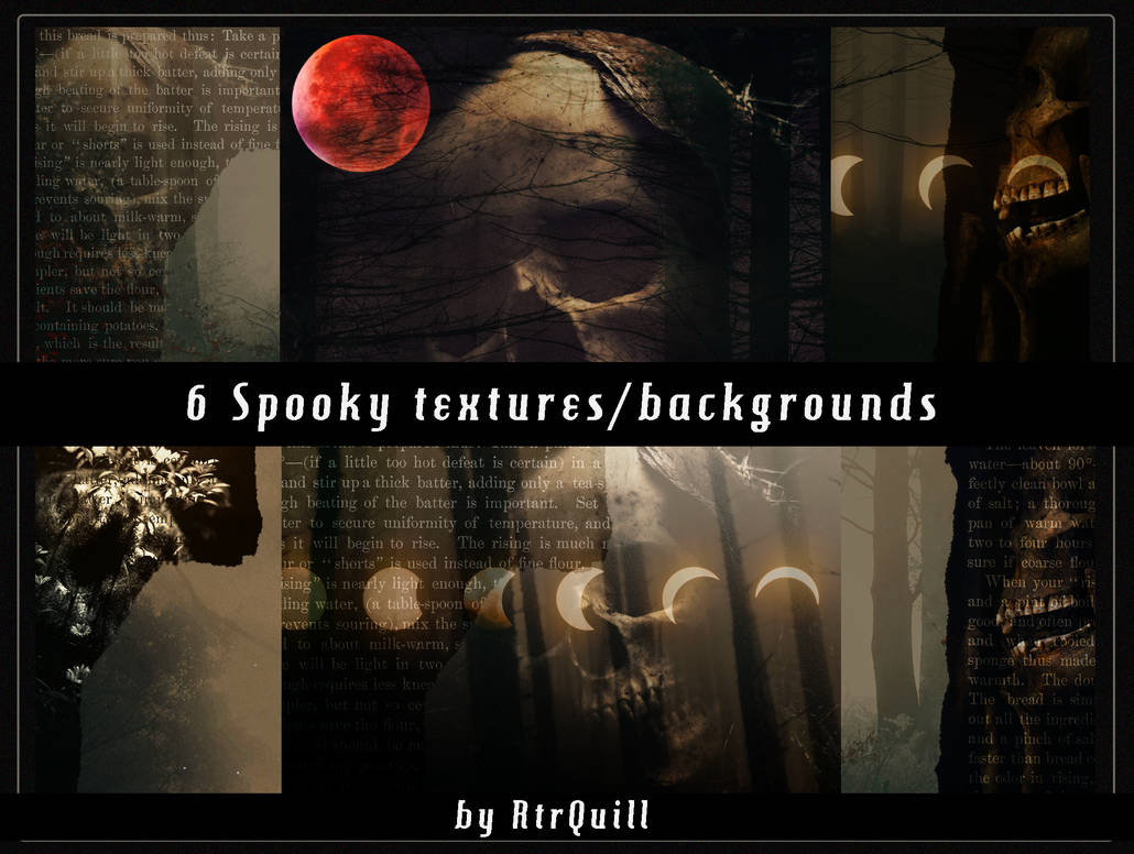 6 Spooky textures by RTRQuill by RTRad on DeviantArt