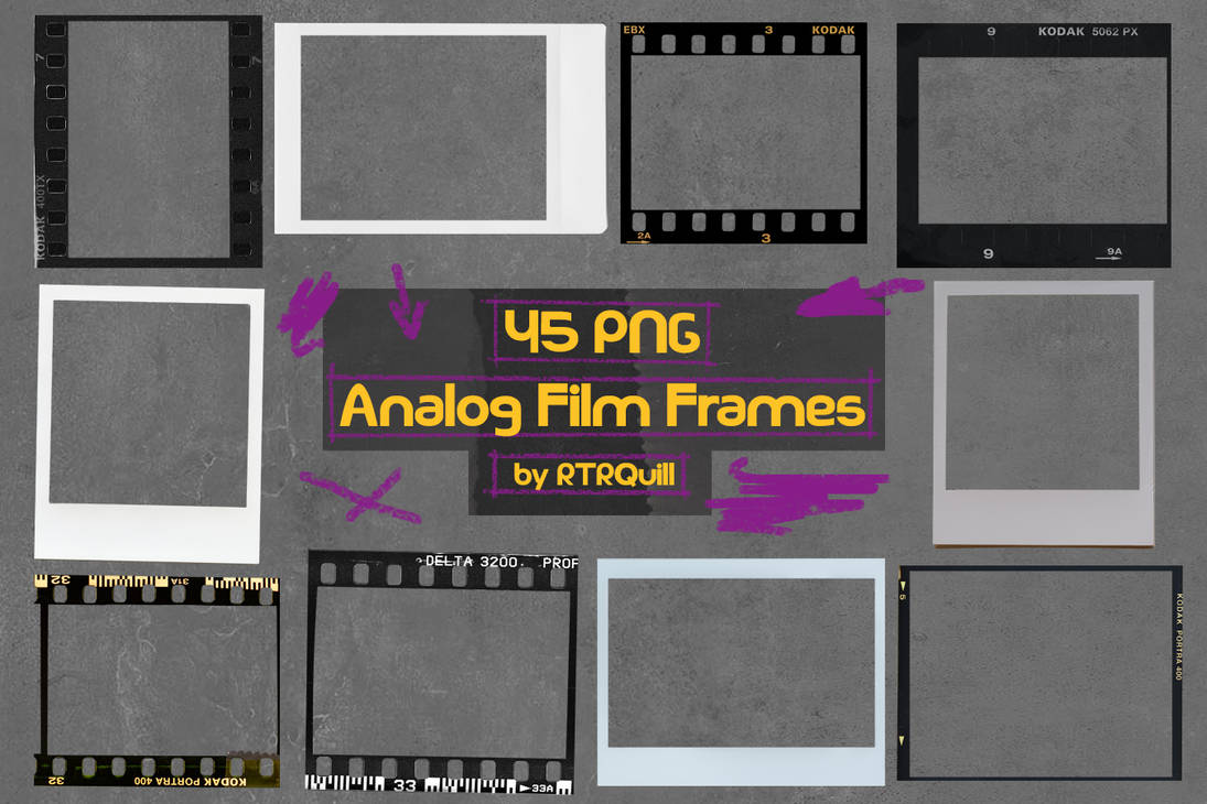 45 Png Analog Film Frames By Rtrquill By Rtrad On Deviantart