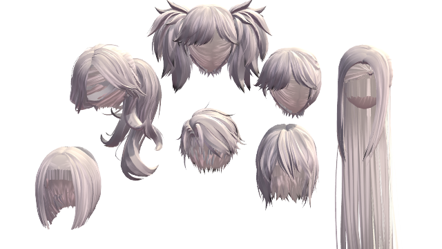 All Code VEIN Hairstyles DOWNLOAD for MMD by Spider-Toast on DeviantArt