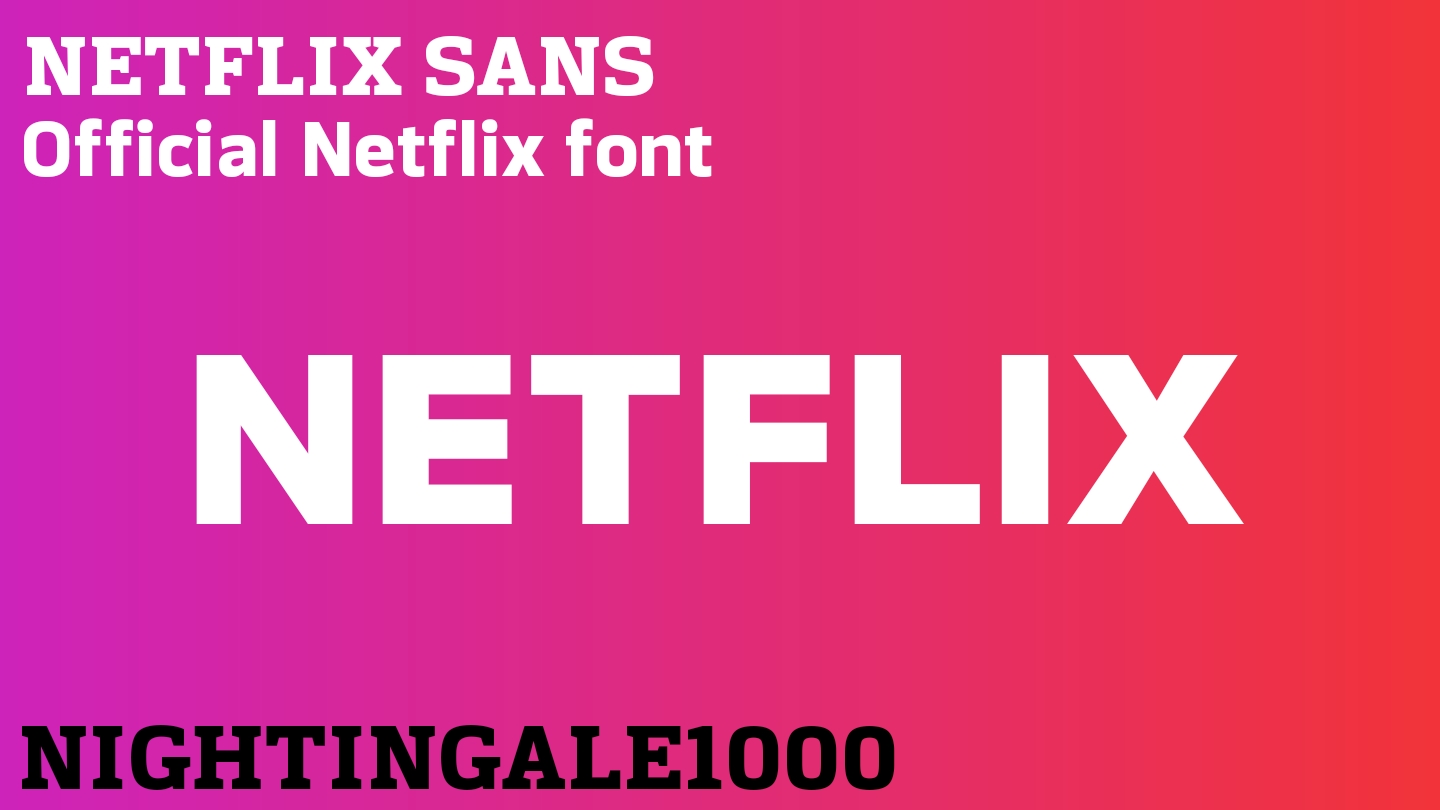 Netflix Sans by Nightingale1000 on DeviantArt