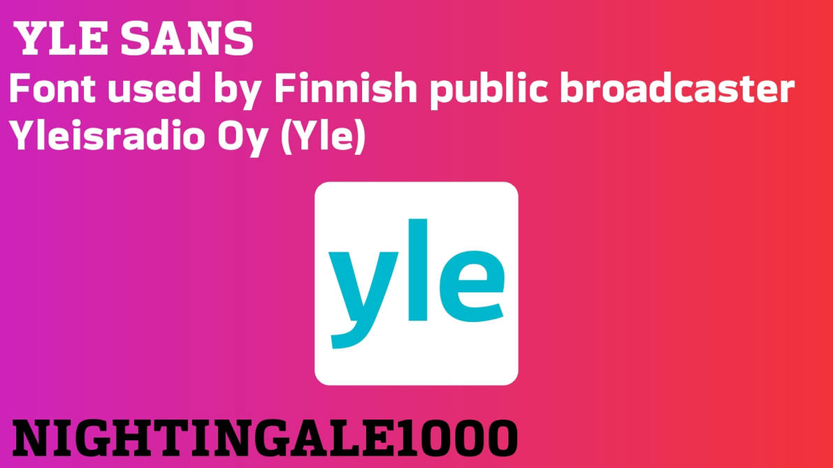 Yle Sans by Nightingale1000 on DeviantArt