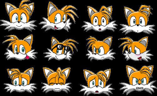 Tails messenger emoticon set by Ingolme on DeviantArt