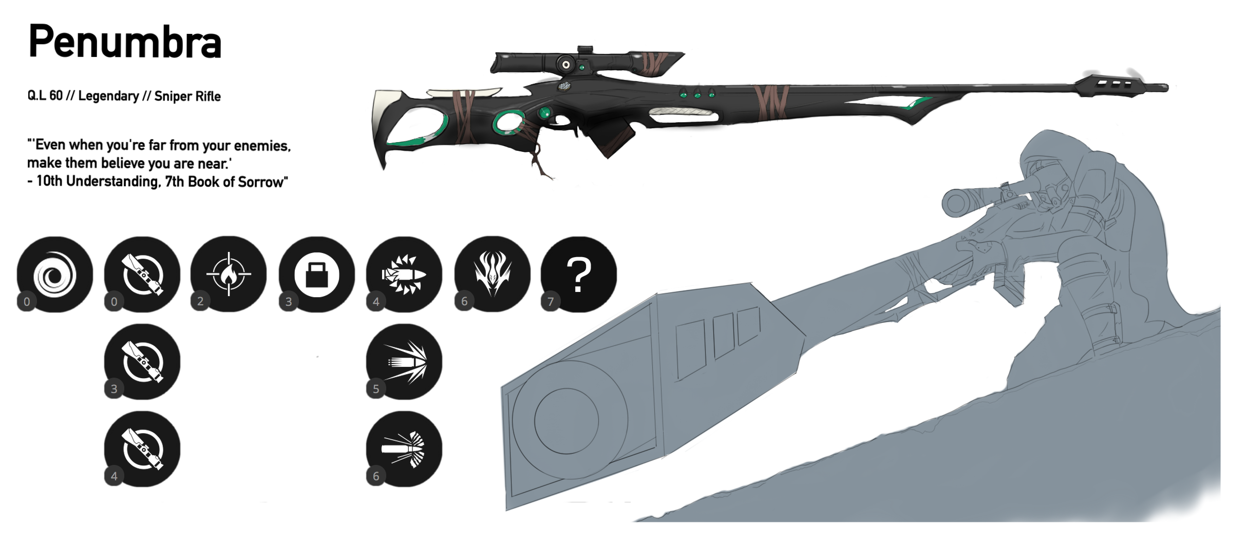 Penumbra - Destiny Custom Weapon by LeoUnSung on DeviantArt