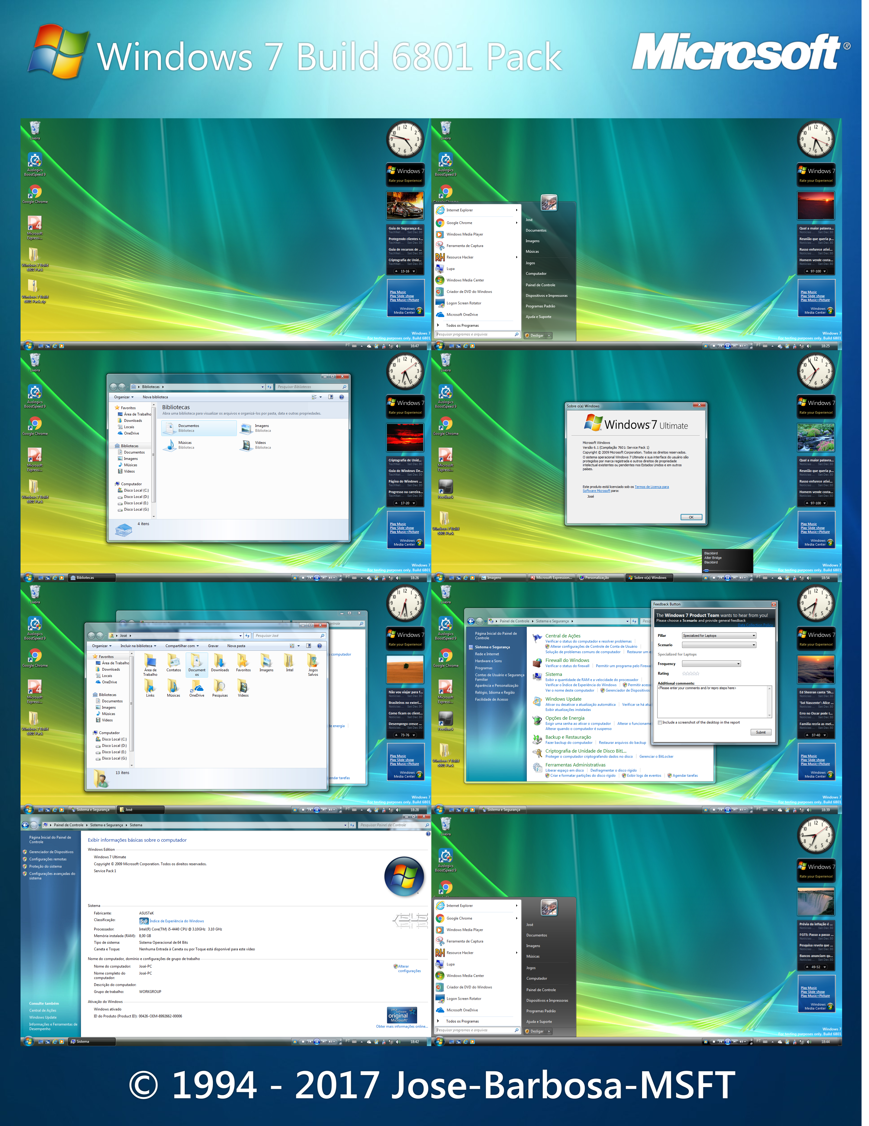 Windows 7 Beta Screenshots