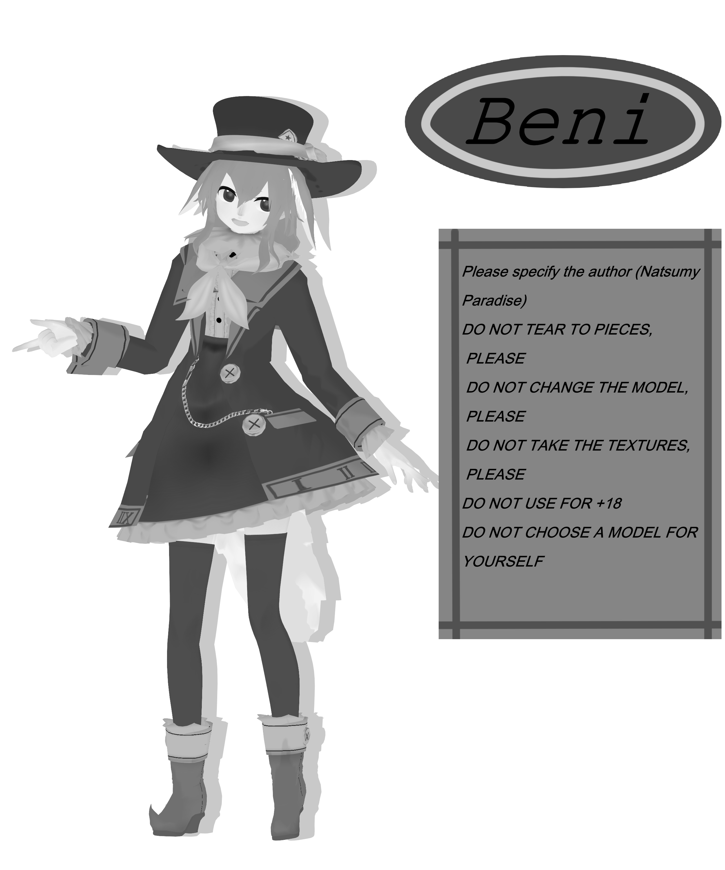 [MMD] [OC] Beni |NO DL| Thank you +600 Watch! by Natsumy-Paradise on DeviantArt