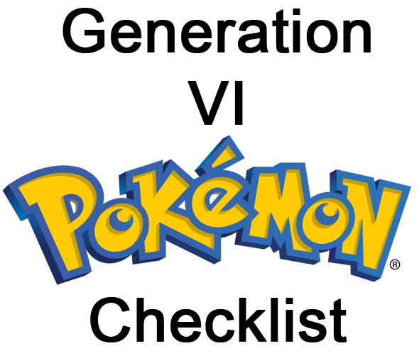 Pokemon PRINTABLE Checklist Generation VI by firesquiiids on DeviantArt