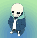 Gaster!Sans by v0idless on DeviantArt