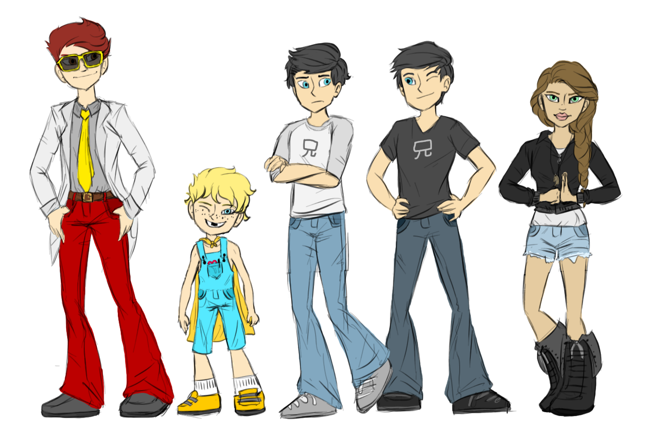 My OCs As Humans by Chille-out on DeviantArt
