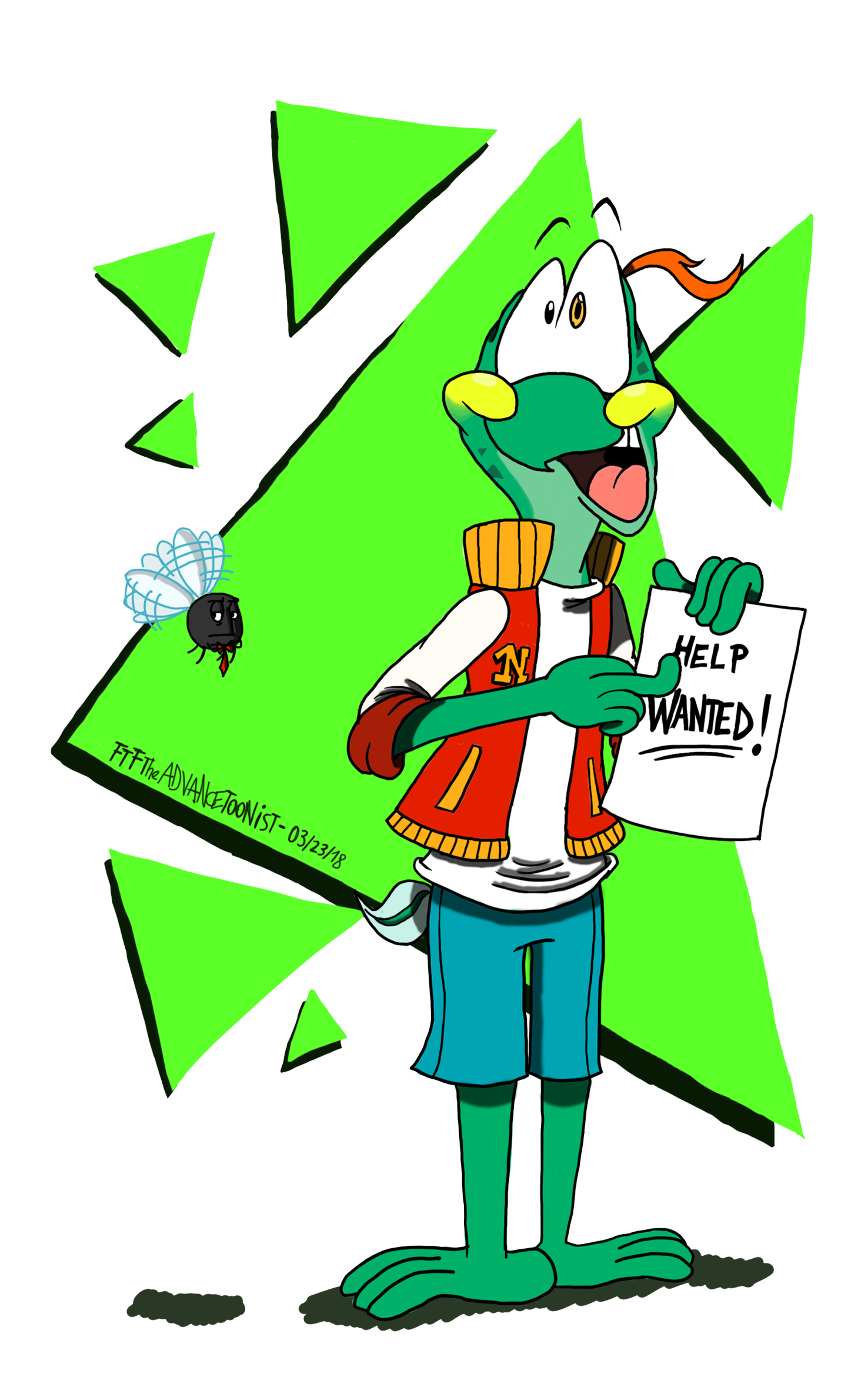 Fric Frog and Alfry (Buzzy) Fly by FTFTheAdvanceToonist on DeviantArt