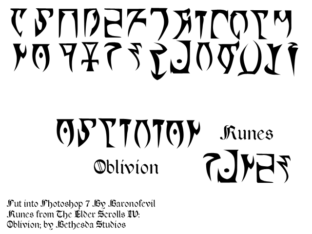 Elder Scrolls: Runes brush set by BaronOfEvil on DeviantArt