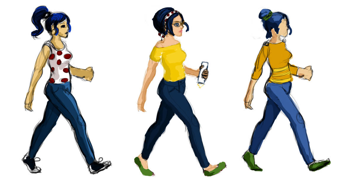 walk cycle by deliatee on DeviantArt