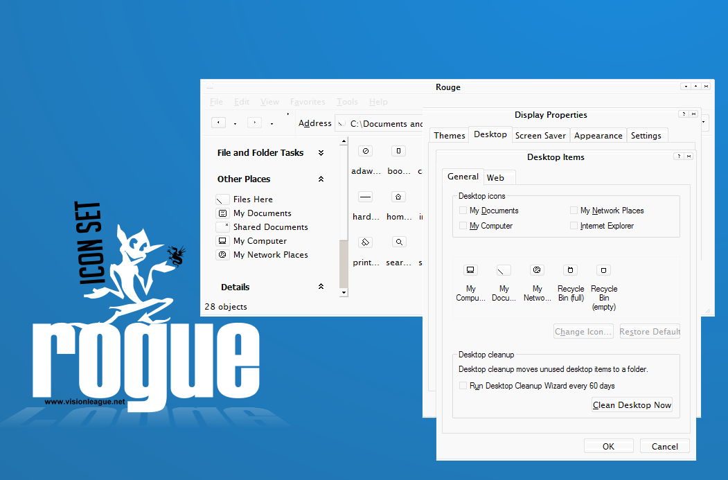 Rogue Icons by visionleague on DeviantArt