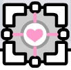 COMPANION CUBE - VIRTUAL PET by MessaMessner on DeviantArt