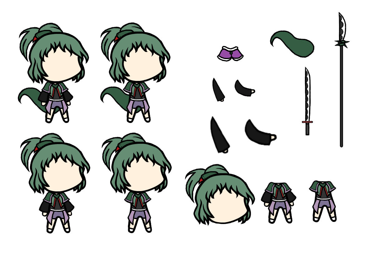 Walfas Custom Chara Base: Adagumo no Saragimaru by Ispod4 on DeviantArt