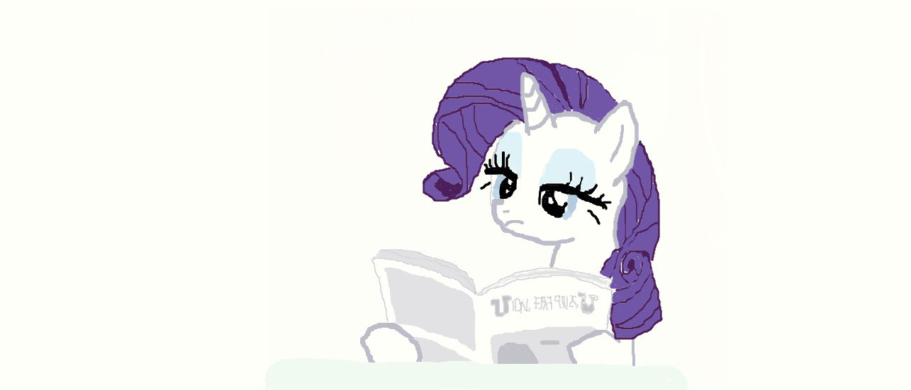 Rarity Drawing by thehopper555 on DeviantArt