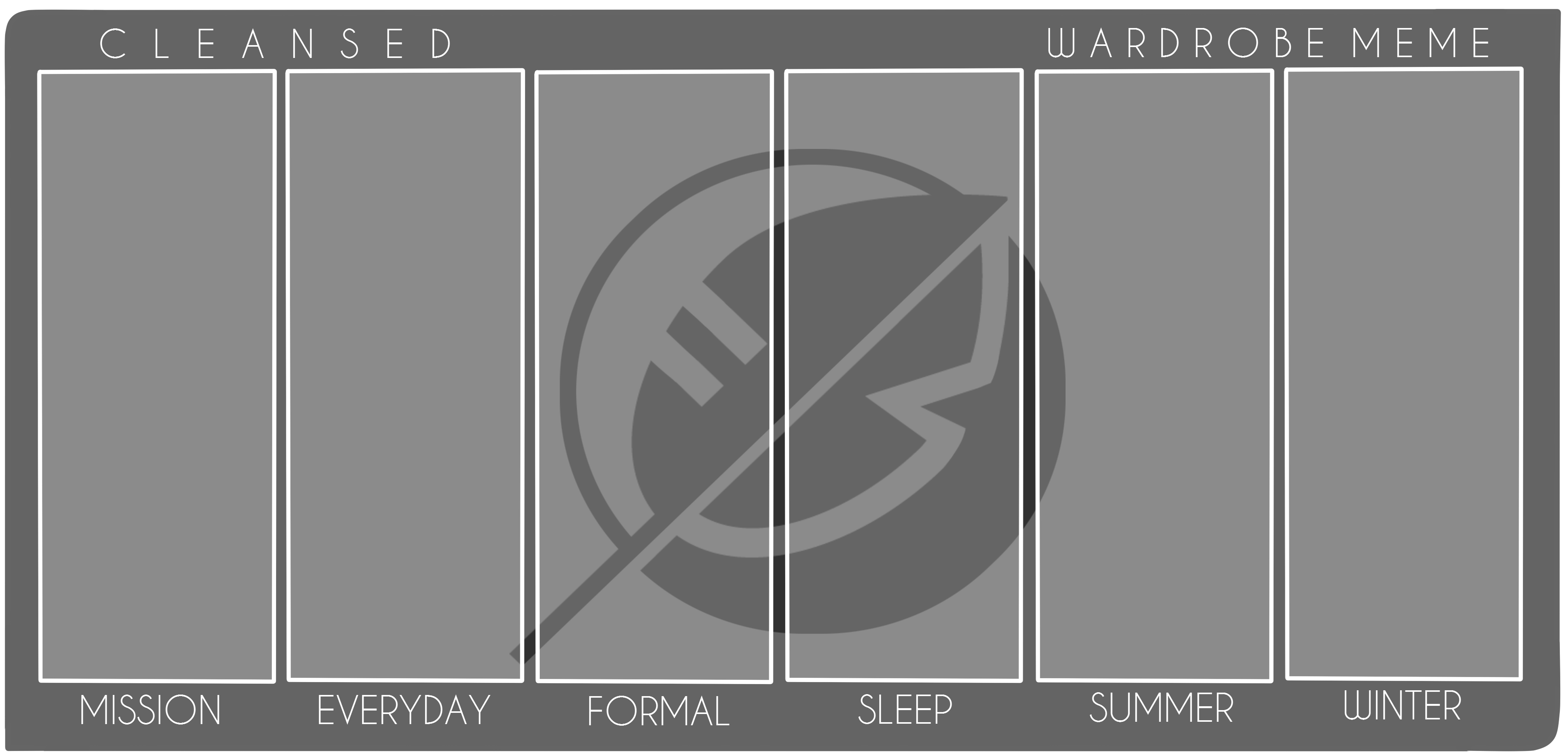 Cleansed Wardrobe Meme by Clever-Pigeon on DeviantArt