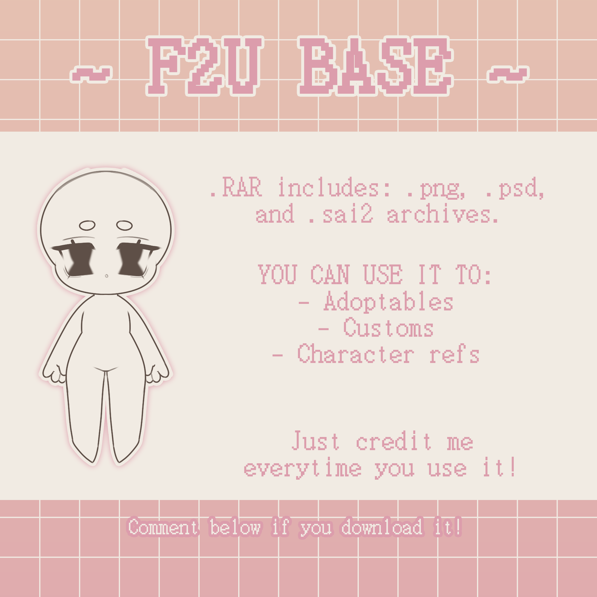 F2U CHIBI BASE [ png psd sai2 ] by DPRUruRU on DeviantArt