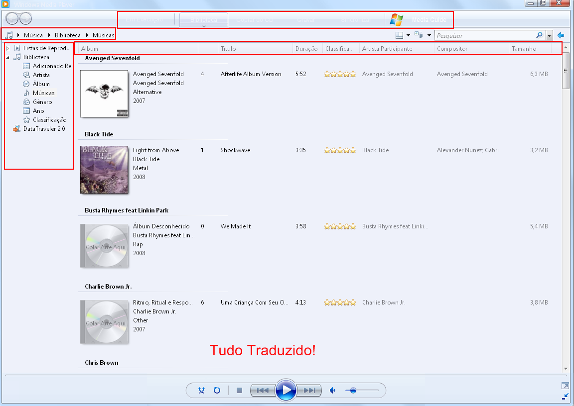 WMP 12 Skin PT-BR by wpdesktop on DeviantArt
