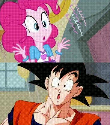 Goku x Pinkie Pie Bo! by turles17 on DeviantArt