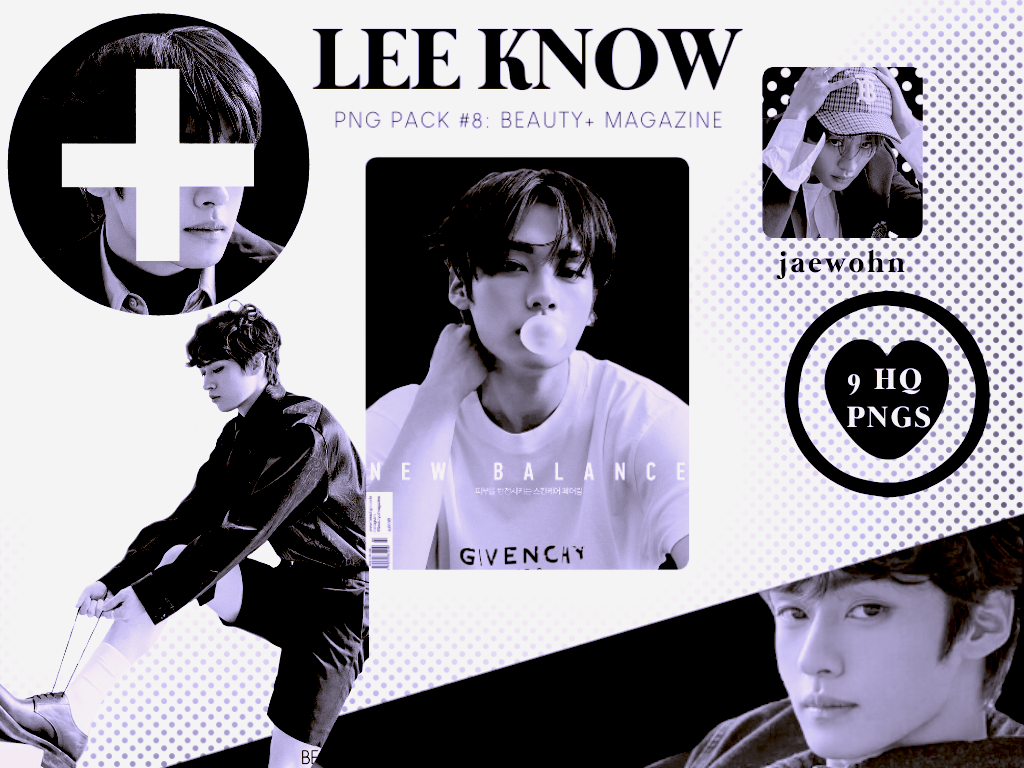 PNG PACK #8 LEE KNOW (BEAUTY+) by jaewohn on DeviantArt